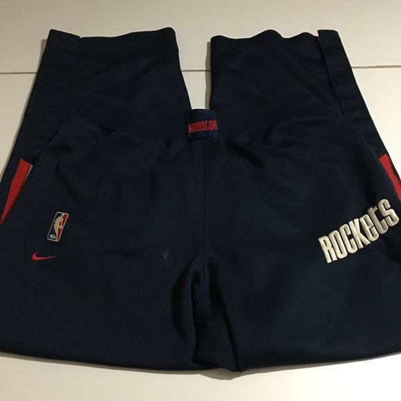 Nike | Pants | Nike Team Sports Houston Rockets Mens Xl Navy Blue Pants ...